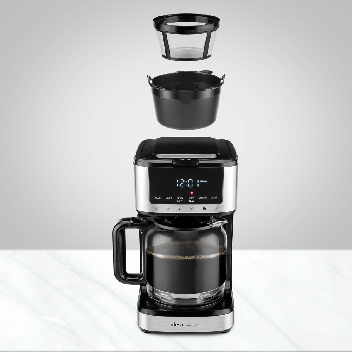 Drip Coffee Machine UFESA 71606101 Black | Buy at wholesale price
