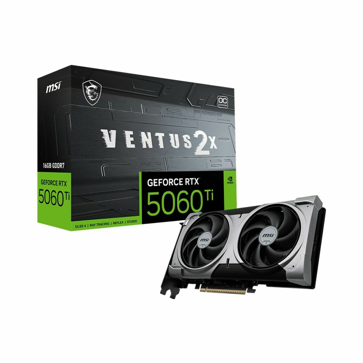 Graphics card MSI RTX 5060 Ti 16G VENTUS 2X OC PL geforce rtx 5060 ti ...